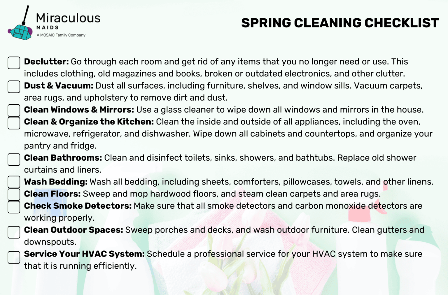 Edmonton's Spring Cleaning Checklist: Why & Where to Clean!